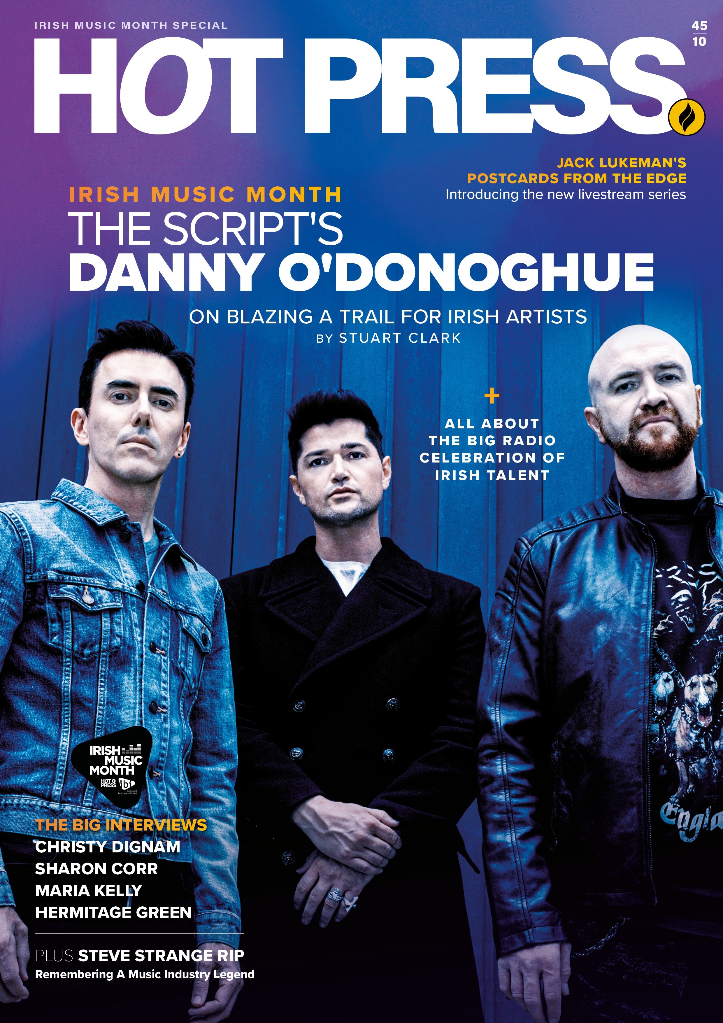 Hot Press Issue 45-10: The Script (Flip Cover Special) – HOT PRESS